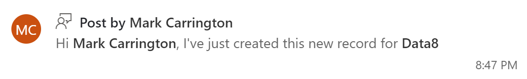 Creating a bot pt. 6 - Posts to Users - Mark Carrington