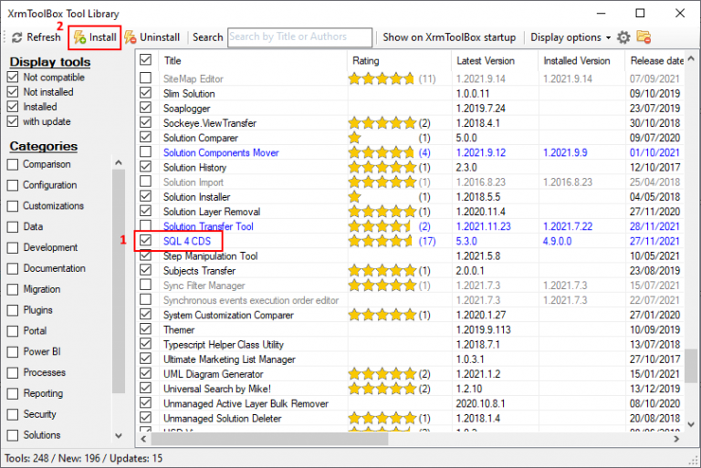 SQL 4 CDS XrmToolBox Tool - Mark Carrington